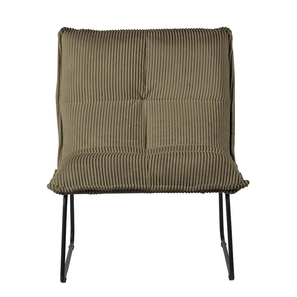 Fauteuil Kaki CALVIN – FACTORY MEUBLES & DECO
